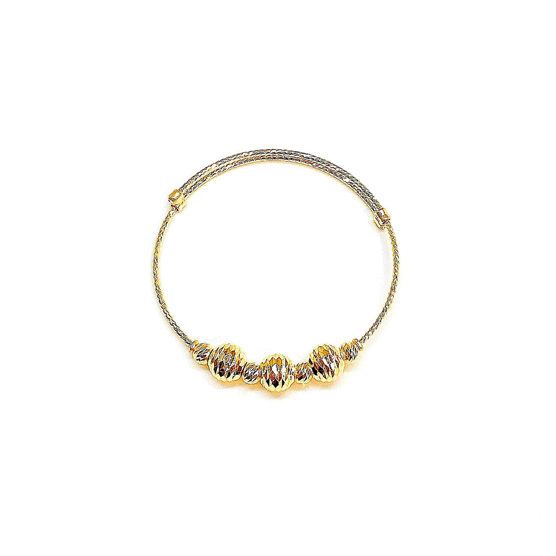 Adjustable Fine Baby Bangle ( Cutting Beads ) – Kin Jewellery