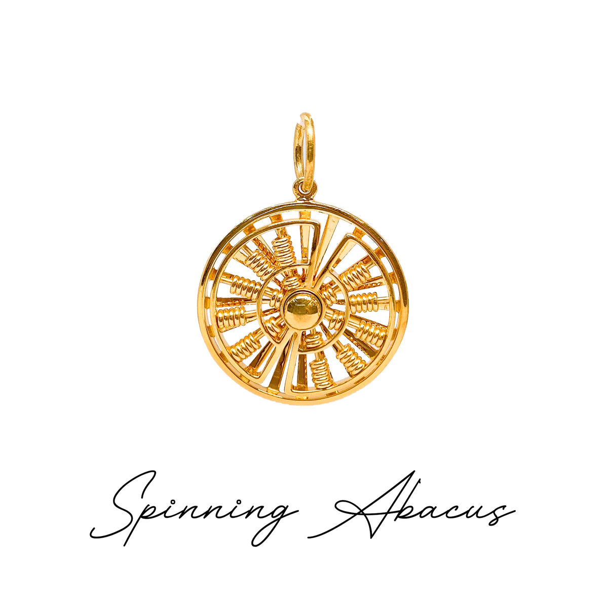 Spinning Round Abacus Pendant – kinjewellery.co